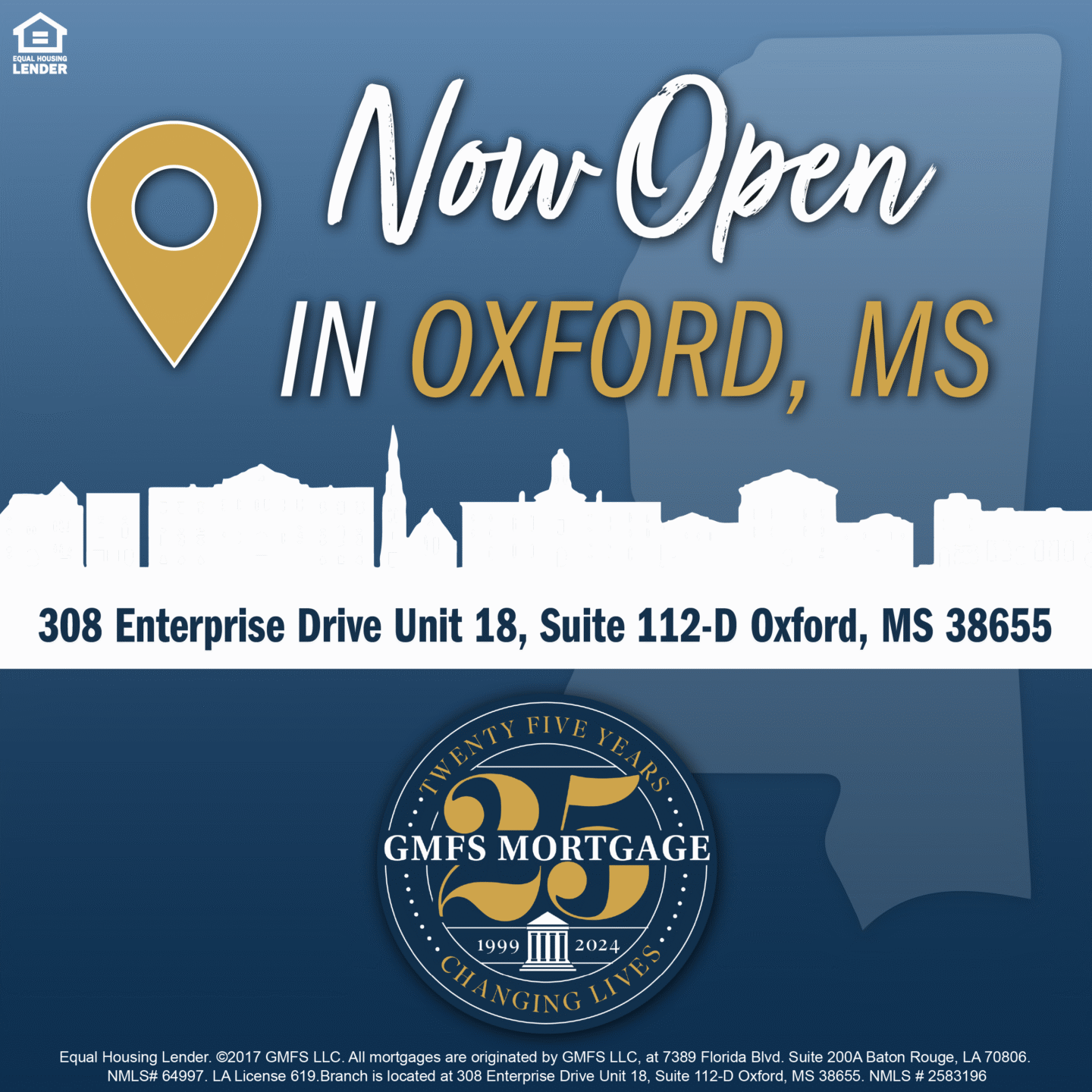GMFS Mortgage Oxford, Mississippi Now Open! - GMFS Mortgage